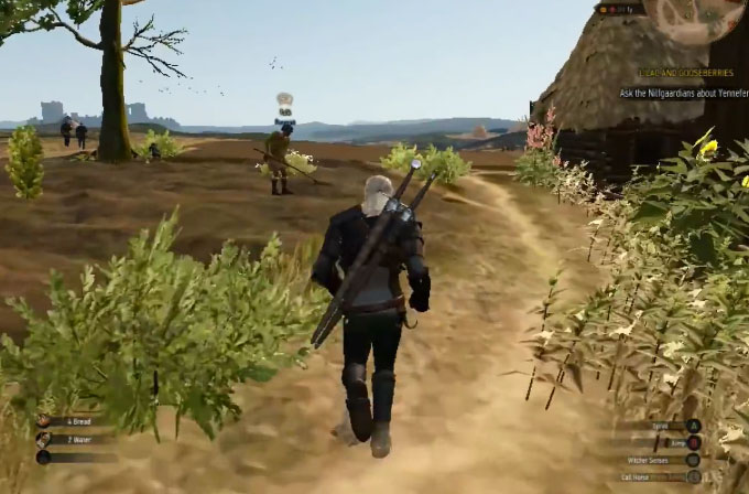 Ultra düşük grafikli Witcher 3 bir PS2 oyunu gibi görünüyor