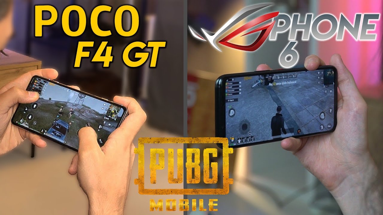 PUBG'de 8 Gen 1 vs. 8+ Gen 1 | POCO F4 GT vs. ROG Phone 6 - Hardware ...