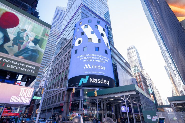 Nasdaq, Midas’ın 500.000 kullanıcıya ulaşmasını New York Times Meydanı ...