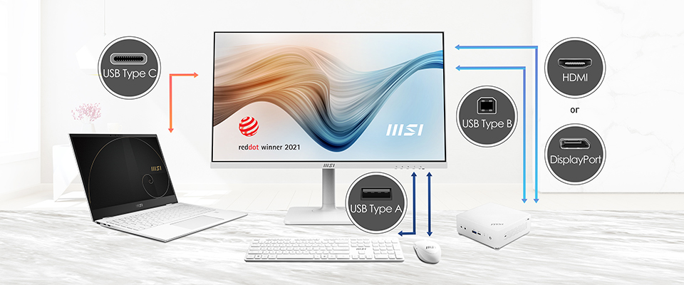 LAPTOP ŞARJ EDEN MONİTÖR! | MSI Modern MD272QP Ultramarine - Hardware ...