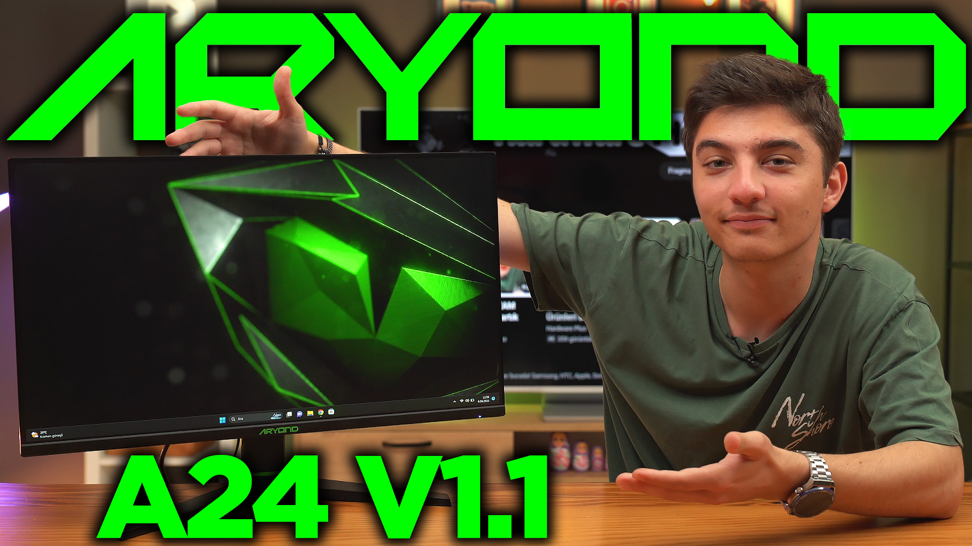 OYUNCULARA ÖZEL MONİTÖR | MONSTER ARYOND A24 V1.1 İnceleme - Hardware ...