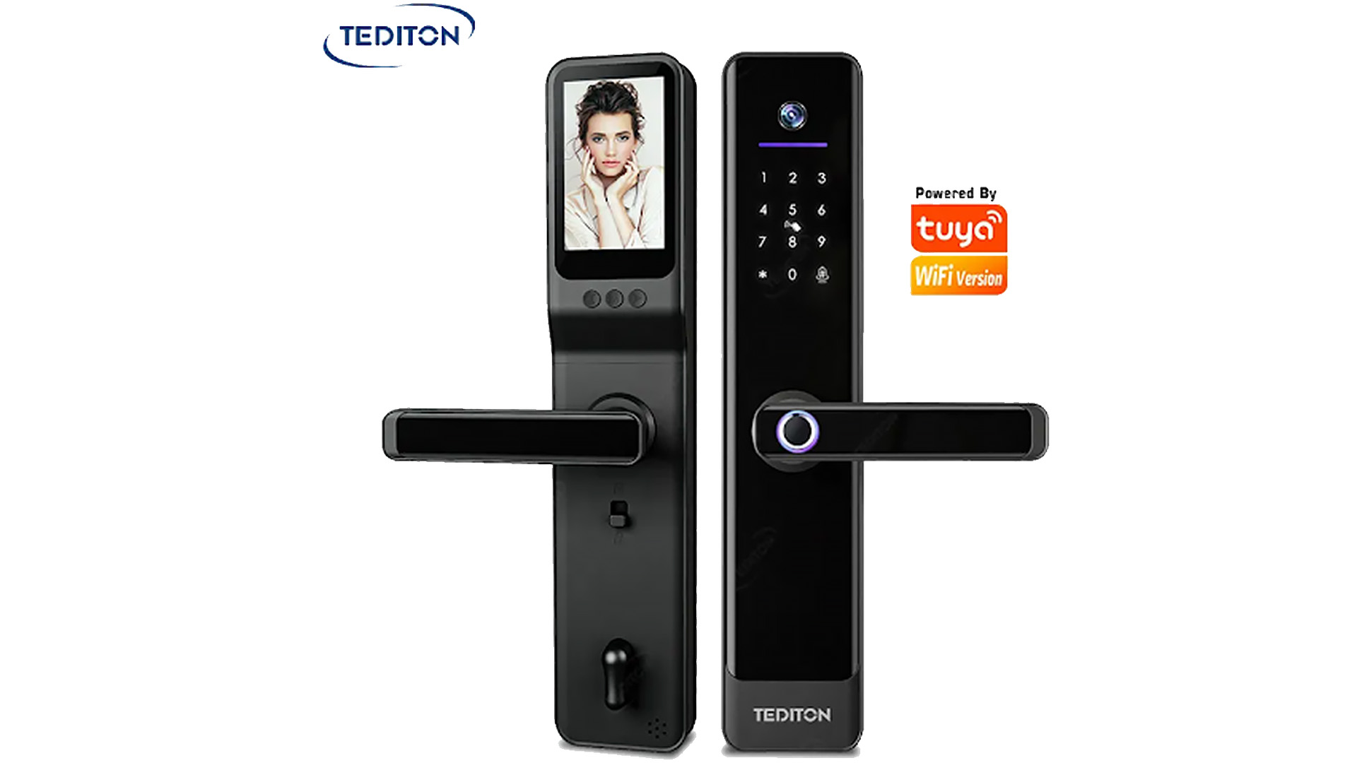 Tuya İnterkom Destekli Tediton F7 Akıllı Kapı Kilidi ile Gelişmiş İletişim - Hardware Plus - HWP