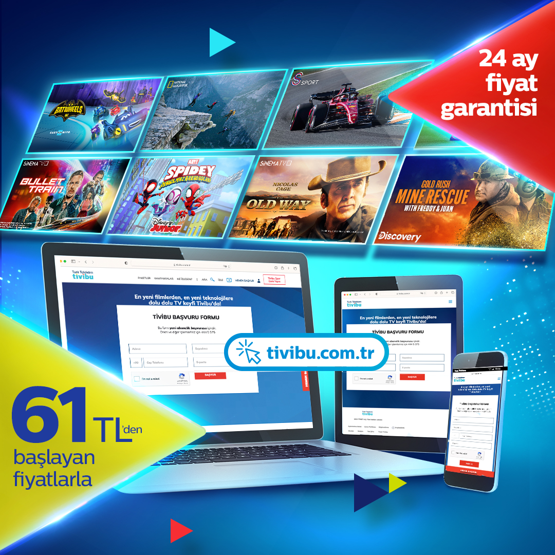 Tivibu’da Online Başvuruya Özel İlk Ay Bedava! - Hardware Plus - HWP