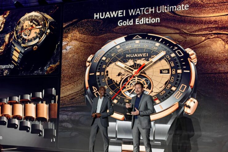 Huawei Watch Ultimate Gold Edition Geldi! Mücevher Gibi Akıllı Saat ...