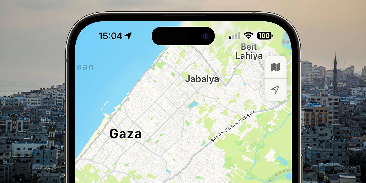 Apple Maps İsrail ve Gazze'de trafik akışını göstermeyecek