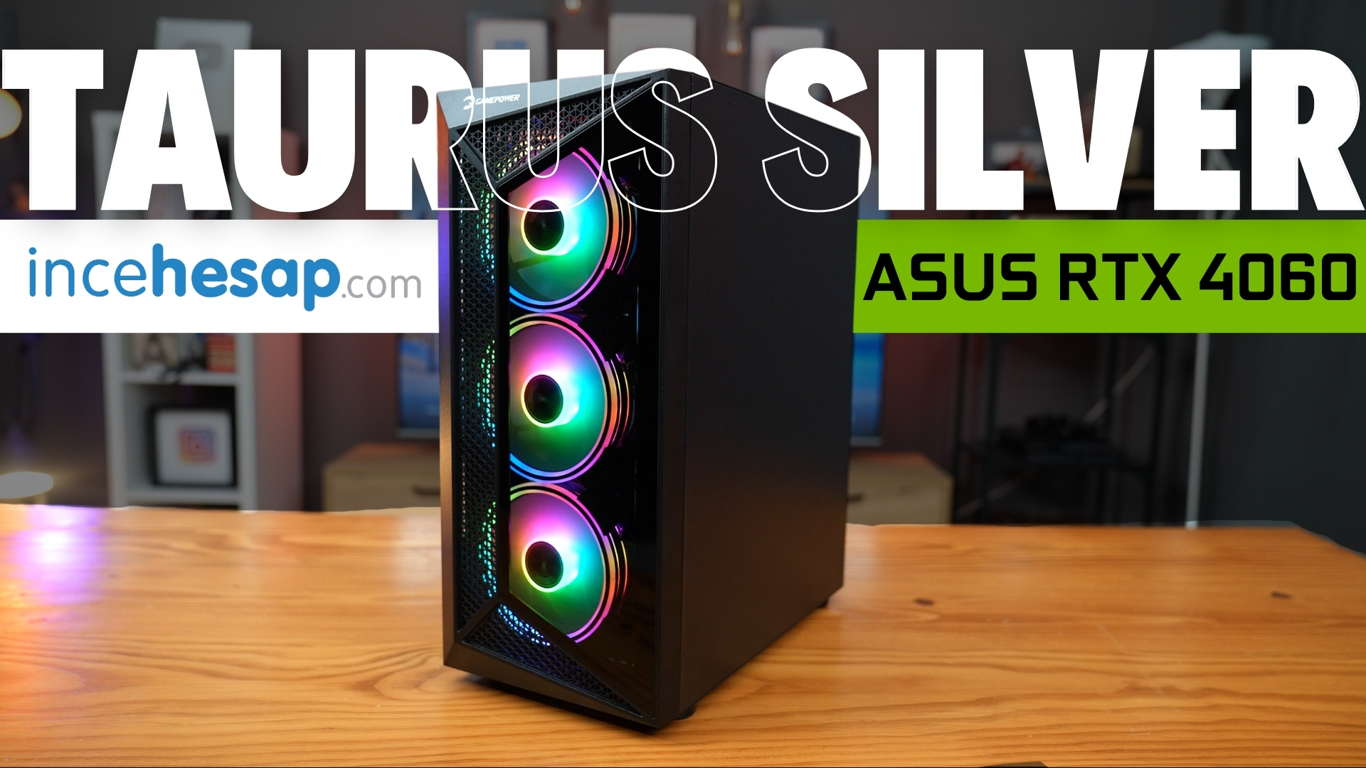 ASUS RTX 4060 Sistem | İnceHesap Taurus Silver - Hardware Plus - HWP