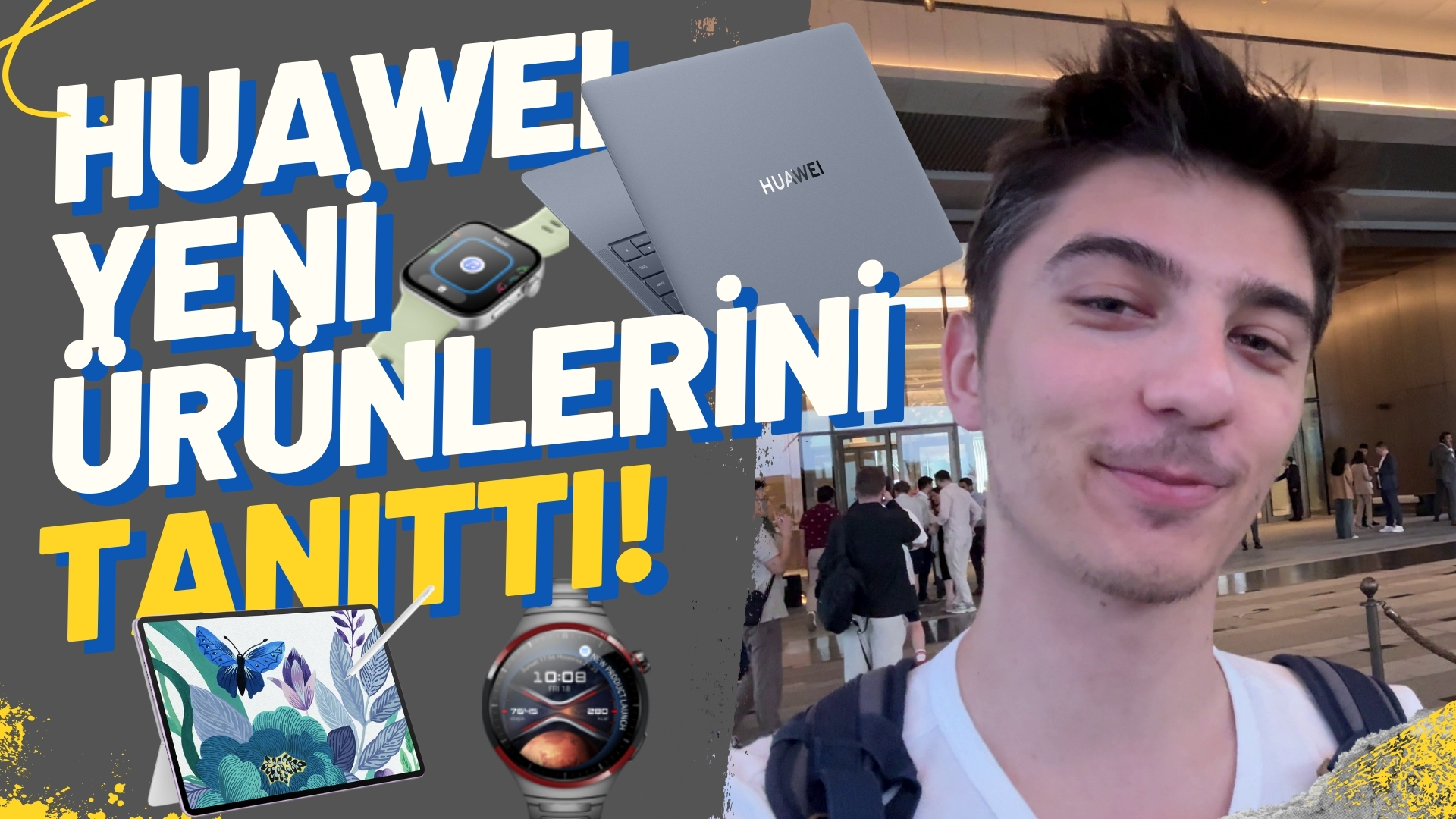 HUAWEI'nin Dubai'de Yeni Ürün Şovu! | MateBook X Pro, Watch Fit 3 ve ...