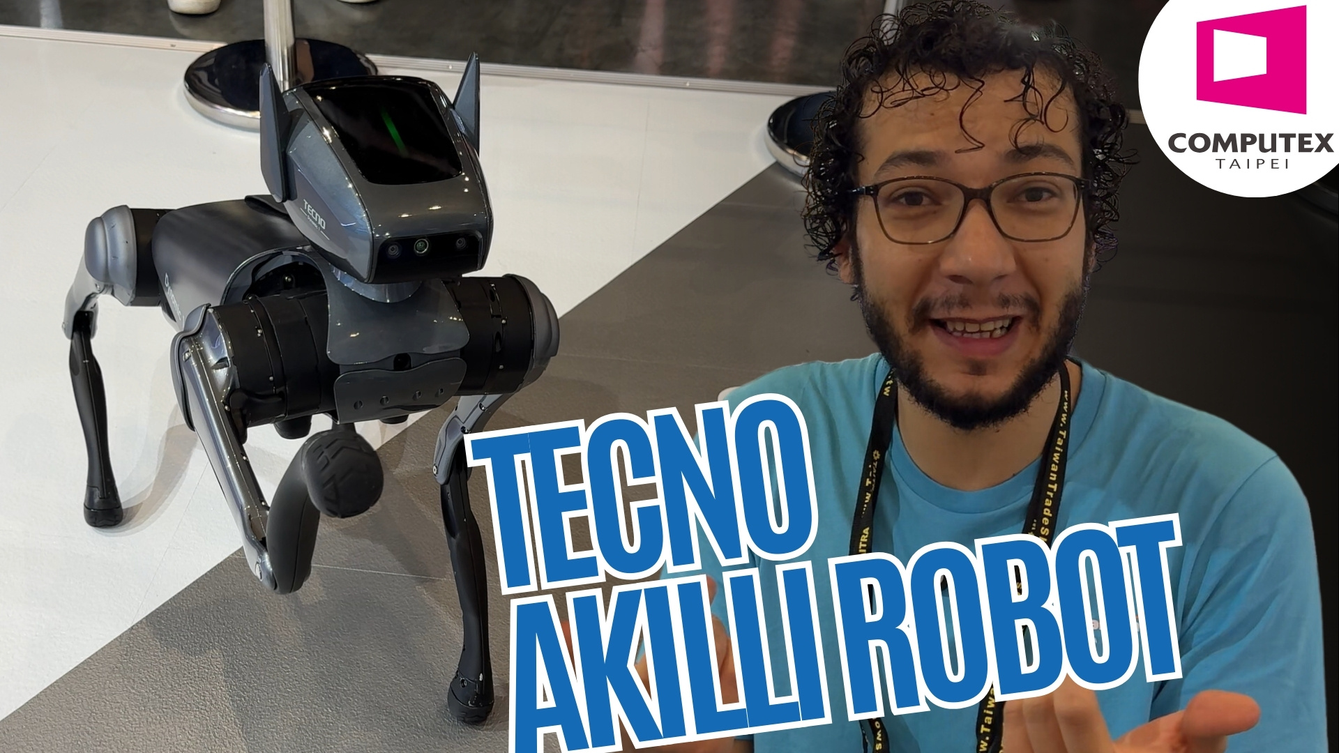 TECNO'dan ROBOT KÖPEK ve GÖZLÜKLÜ EL KONSOLU #COMPUTEX2024 - Hardware ...