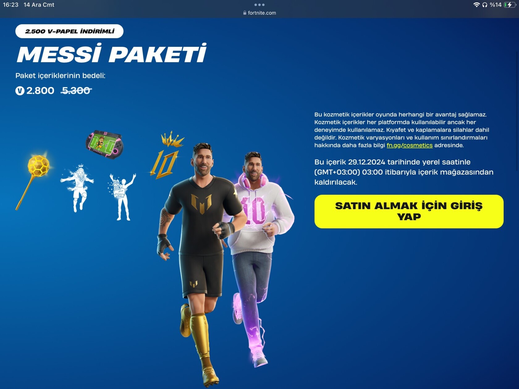 Fortnite Messi skini geldi! Fortnite Messi skini nasıl alınır ...