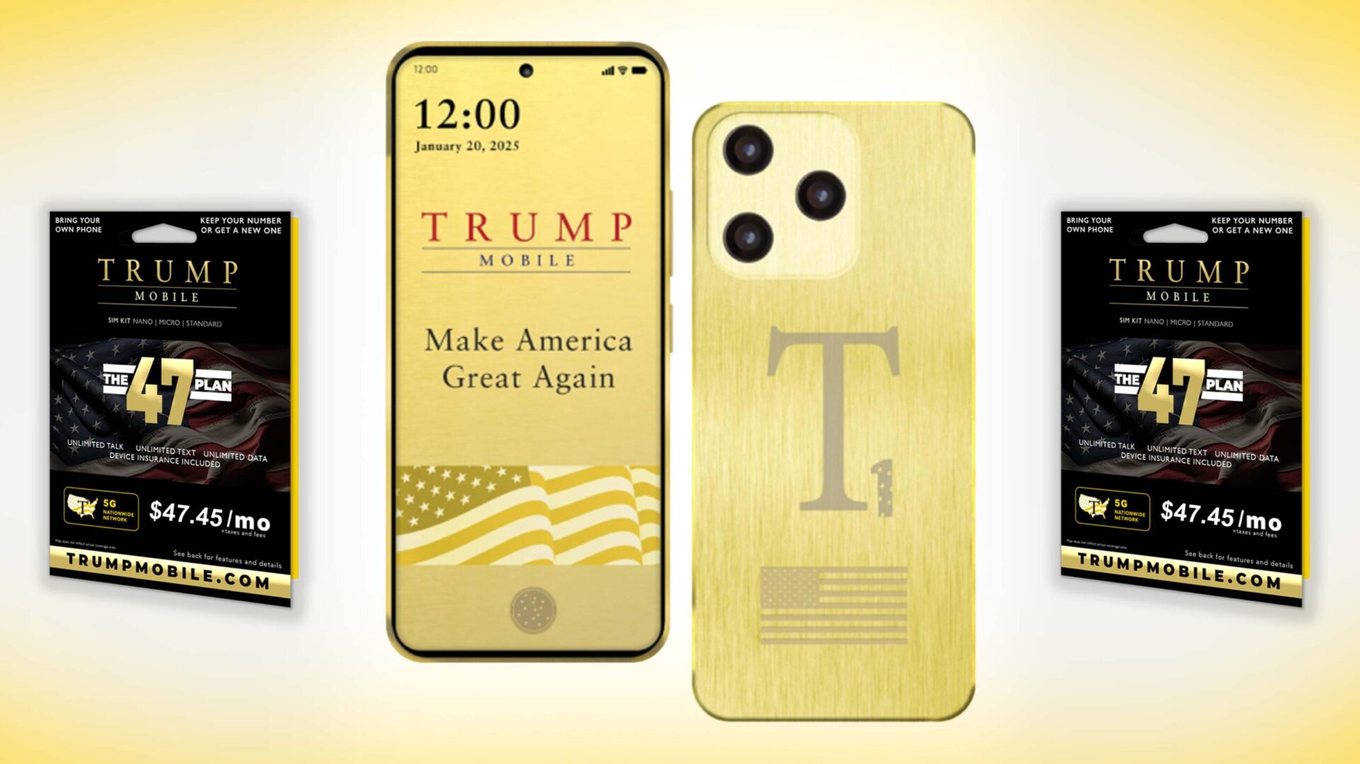 Donald Trump telefon işine girdi! İşte Trump Mobile T1 Phone ...