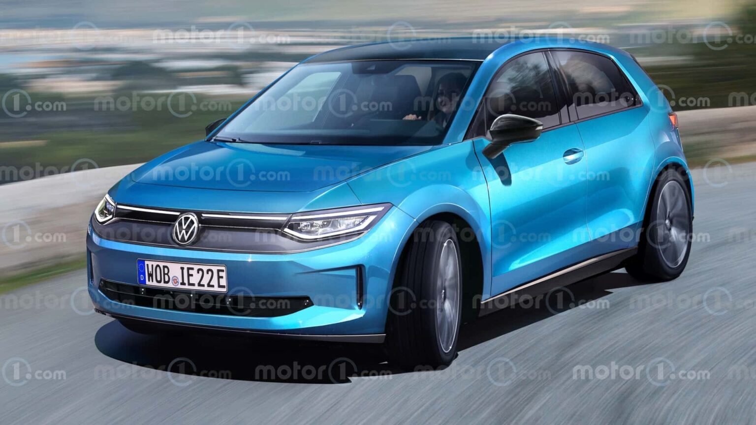 Ucuz ve elektrikli Volkswagen ID 2 tasarımı sızdırıldı! İşte yeni ...