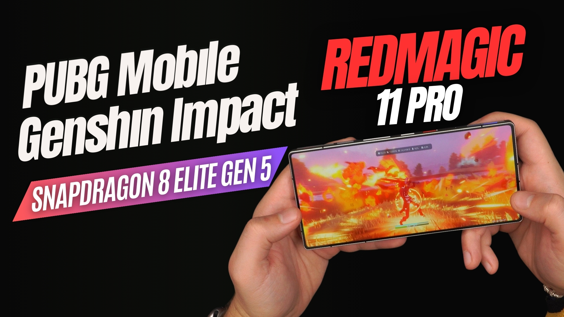 REDMAGIC 11 Pro PUBG Mobile ve Genshin Impact Oyun Testi | Snapdragon 8 ...